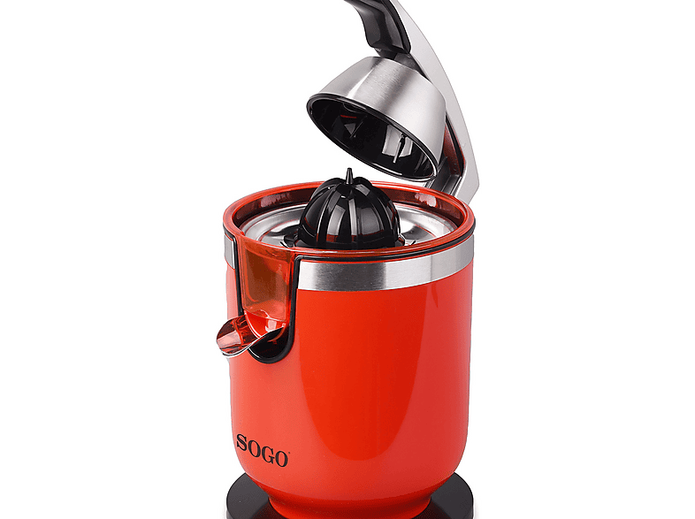 Exprimidor | SOGO 8425490134783, 600 ml, 300 W, 1 velocidades, Rojo | MediaMarkt