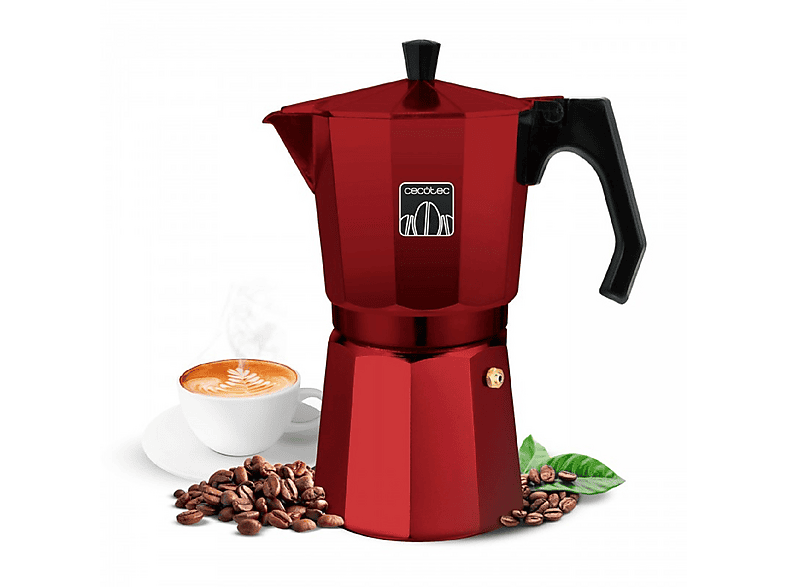 Cafetera tradicional | CECOTEC Mokclassic 1200 Red, Red | MediaMarkt