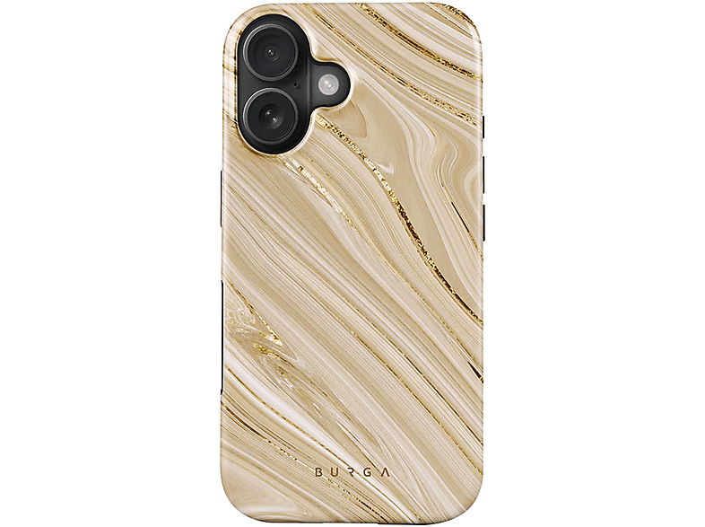 BURGA Full Glam Case, Backcover, Apple, iPhone 16, Gold | SATURN