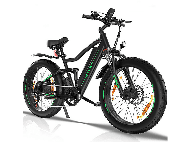 HITWAY BK9 E-Bike Mountainbike 26*4.0 Zoll, 250W Starker bürstenloser ...