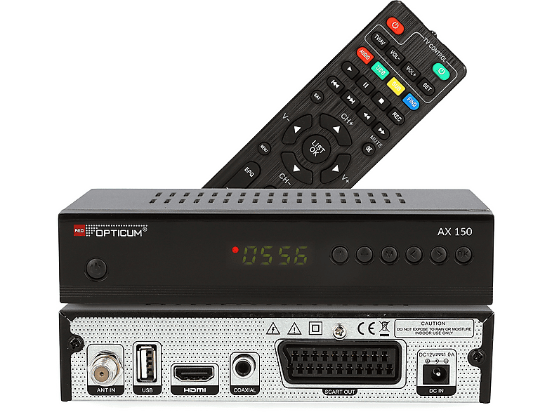 RED OPTICUM Opticum AX 150 mit PVR Sat-Receiver (HDTV, PVR-Funktion ...