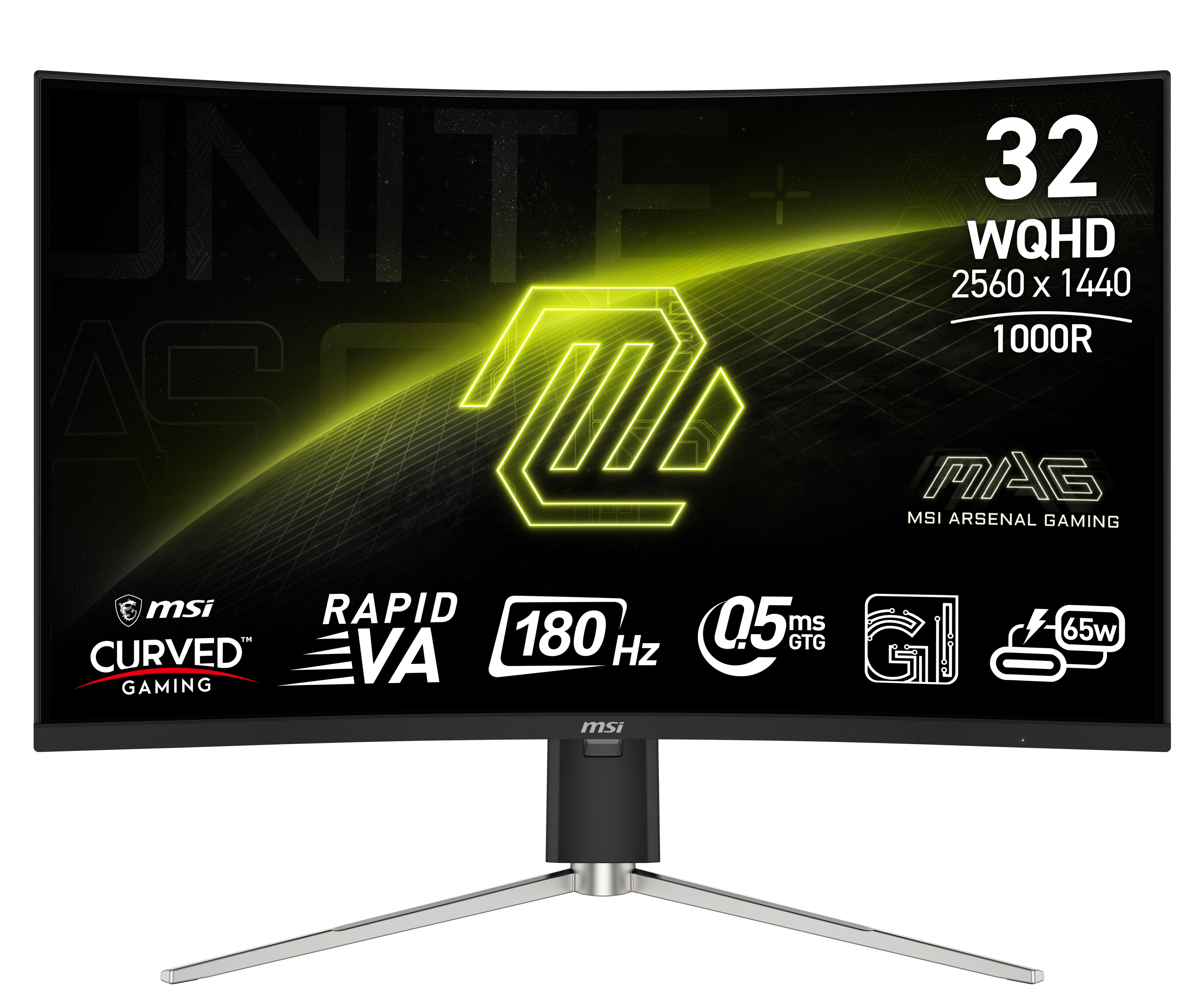 MSI MAG 325CQRF QD E2 31,5 Zoll WQHD Gaming-monitor (0,5 ms ...