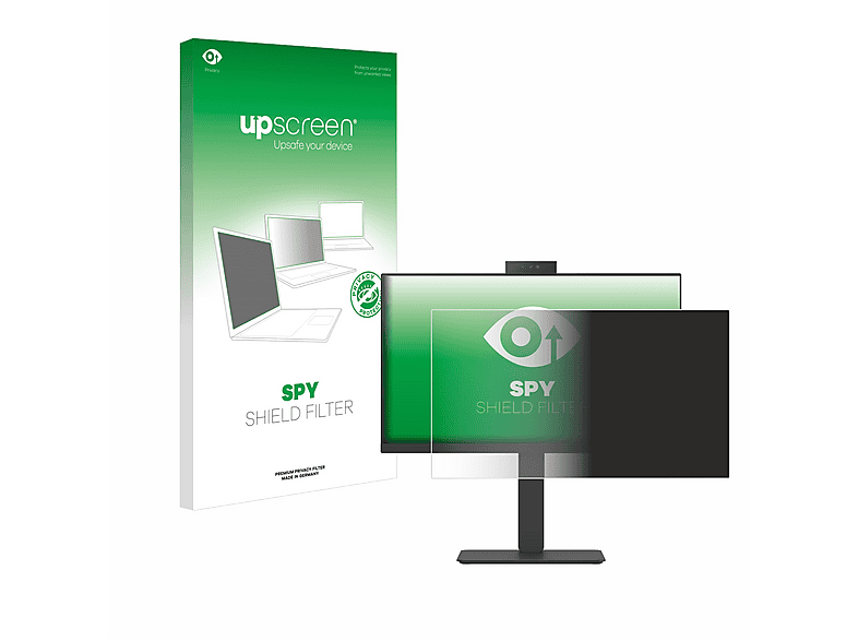 UPSCREEN Anti-Spy Sichtschutzfolie Blickschutzfilter (für LG 24BA850 ...