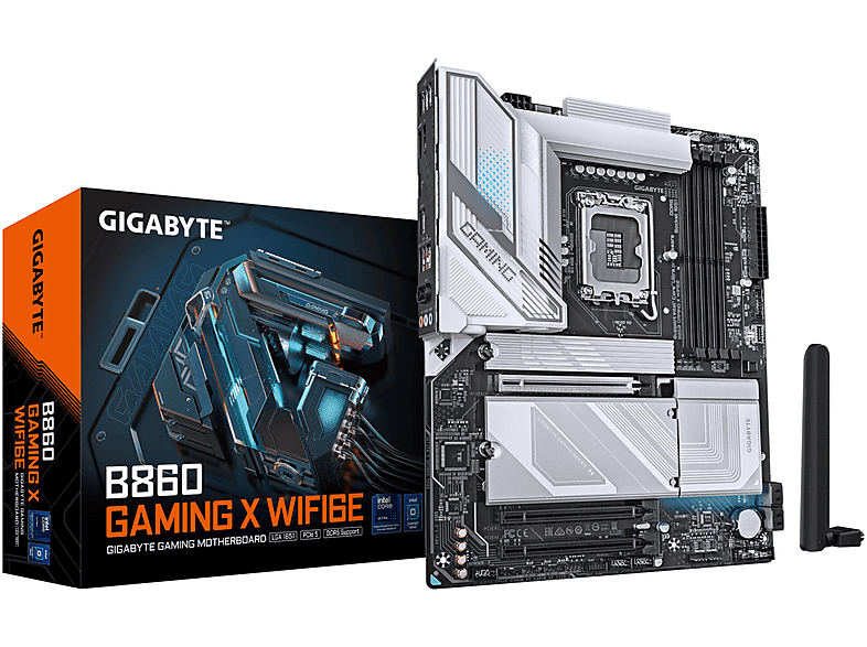 GIGABYTE B860 GAMING X WIFI6E Mainboard | Intel Core Ultra CPUs, 12+1+2 ...