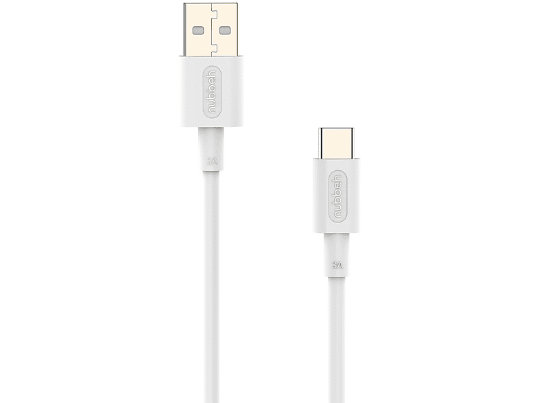 Cable USB-A a USB-C | NUBBEH Elisium, USB-C, Blanco | MediaMarkt