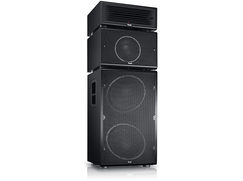 TEUFEL POWER HIFI Standlautsprecher (Aktiv-Lautsprecher, Schwarz ...
