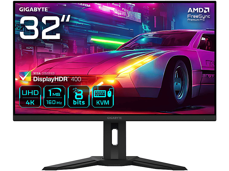 Monitor gaming | GIGABYTE M32UP, 31,5 ", UHD 4K, 1 ms, 160 Hz, Negro ...