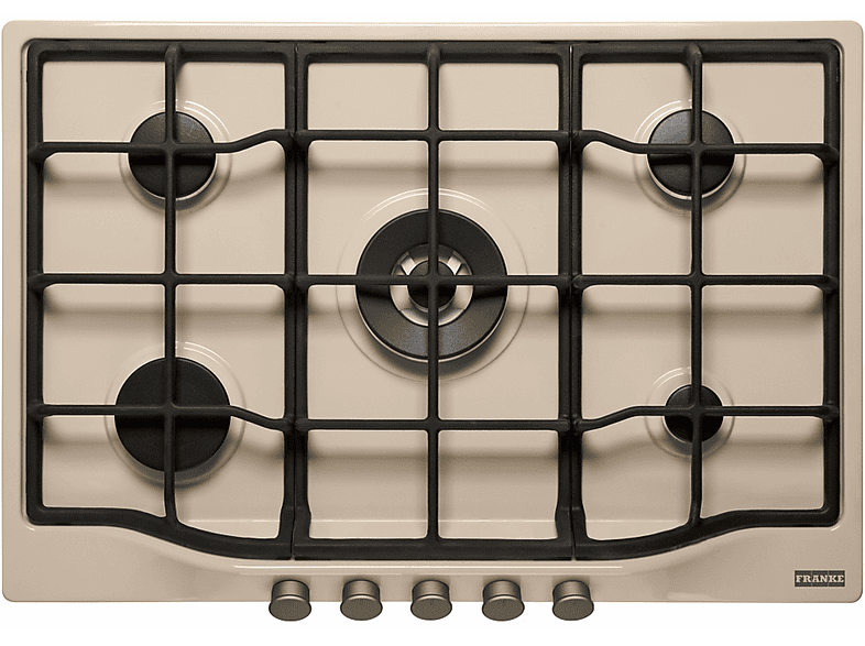 PIANO COTTURA FRANKE Country FCH 755 4G TC C Avena, 5 zone cottura, 75 cm x 51 cm | MediaWorld.it