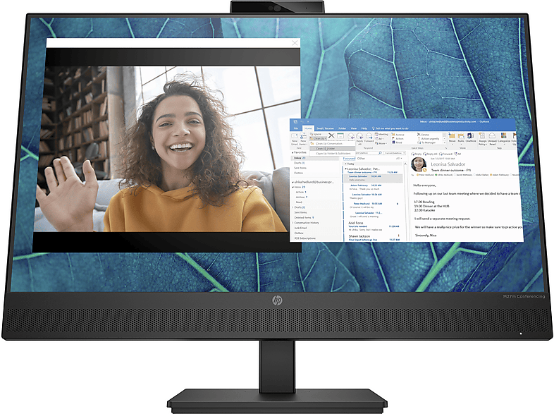 Monitor HP M27m Conferencing Monitor Czarny | sprawdź cenę i opinie w ...
