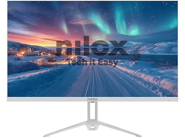 Monitor | NILOX NXM24FHD100W, 23,8 ", Full-HD, 8 ms, 100 Hz, Blanco ...