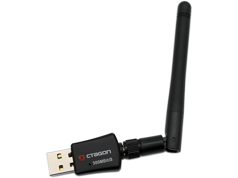 OCTAGON WL318 WLAN 300 Mbit/s + 2dBi USB WiFi Antennen WLAN Adapter ...