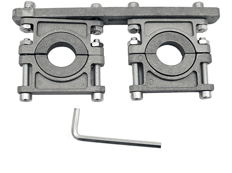 EASYLIFE Universal HQ Halter ALU, 2-Fach, 23/40 mm Multifeedhalter ...