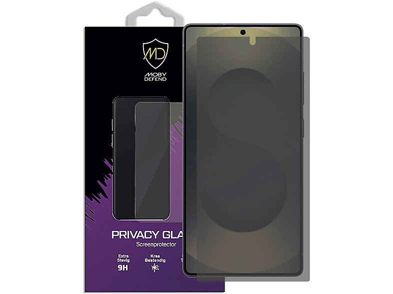 MOBYDEFEND HD Privacy Glass Screensaver Geschikt voor Samsung Galaxy ...