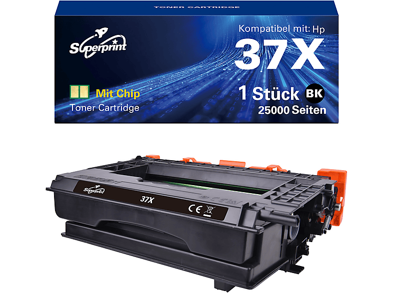 SUPERPRINT 37X Toner Schwarz (37A 37X CF237A CF237X) | MediaMarkt