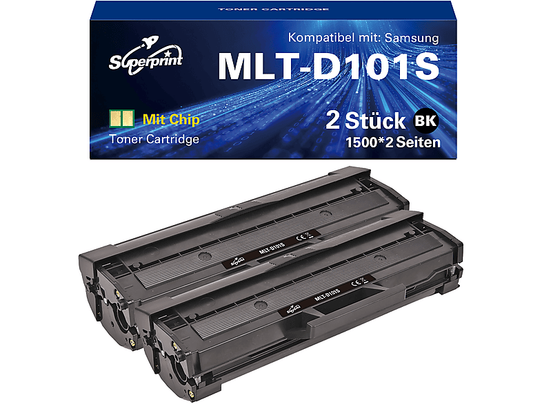 Toner SUPERPRINT D101S TWIN PACK Nero | MediaWorld.it