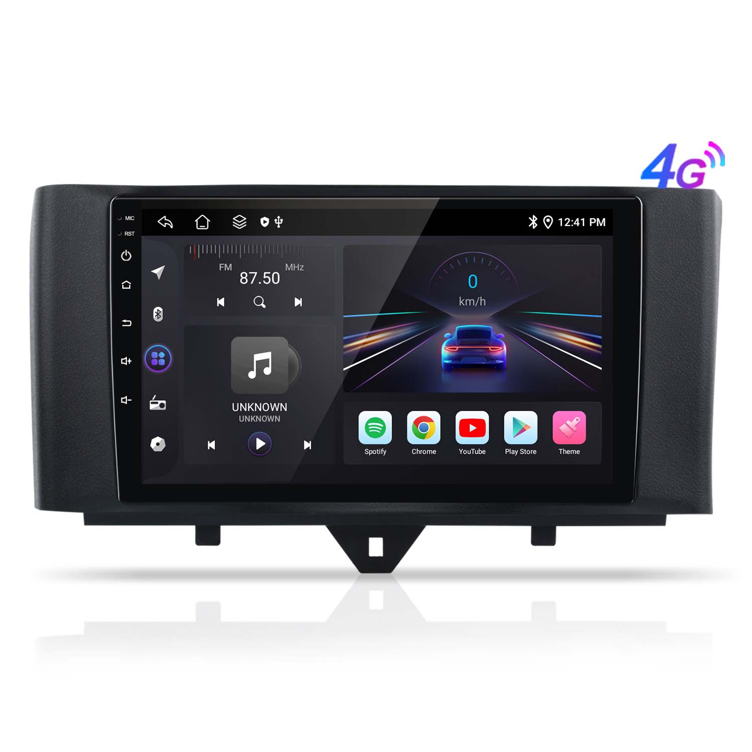 System multimedialny AWESAFE Smart Fortwo 2010-2015 czarny | sprawdź ...