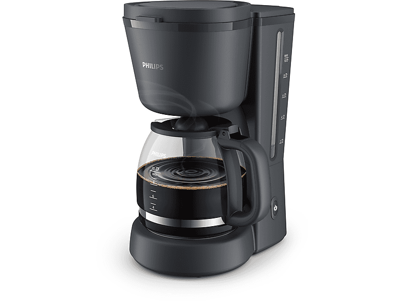 Cafetera de goteo | PHILIPS 1000 series HD7430/90, 1000 W, 1,25 l, 10 ...