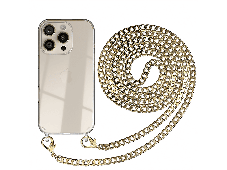 EAZY CASE Metal Chain & Chain Black, Umhängetasche, Apple, iPhone 16 ...