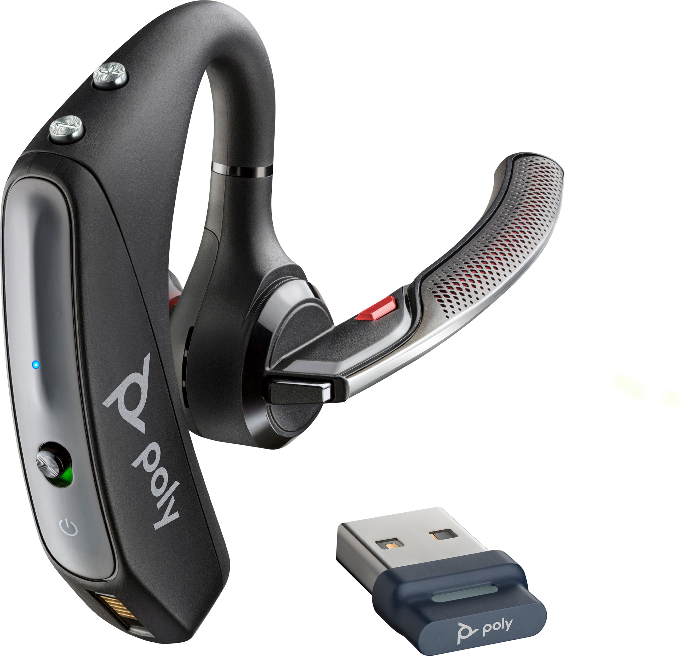 Słuchawki bezprzewodowe POLY Poly Voyager 5200 USB-A Bluetooth Headset ...
