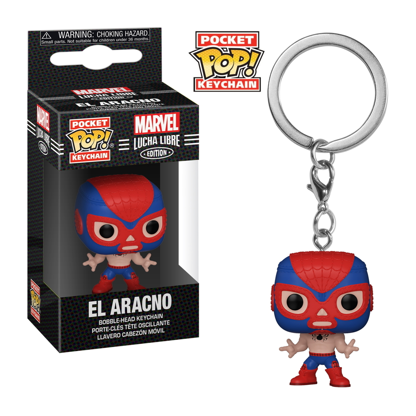 FUNKO Lucha Libre El Aracno Spider-Man Luchadores Pocket ...