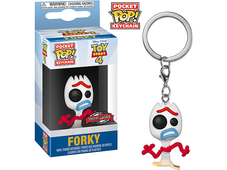 FUNKO Disney Pixar Toy Story 4 | Forky SP Pocket Pop! Schlüsselanhänger ...
