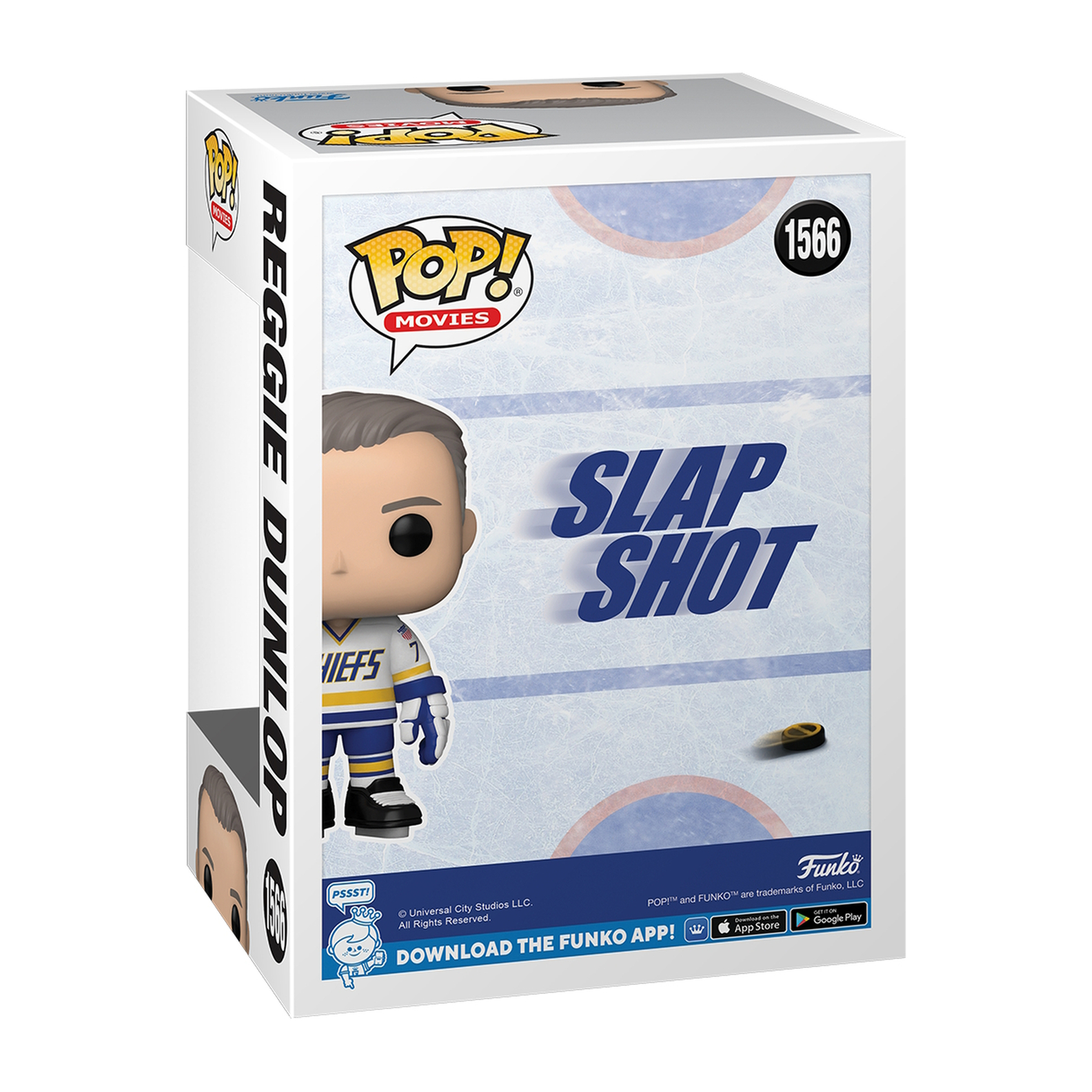 FUNKO Slap Shot | Reggie Dunlop 1566 Pop! Vinyl Figur Sammelfigur ...