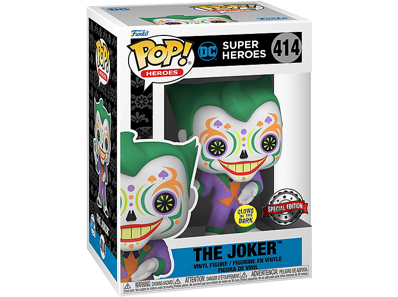 FUNKO DC Super Heroes | The Joker 414 SP Glows Pop! Sammelfigur ...
