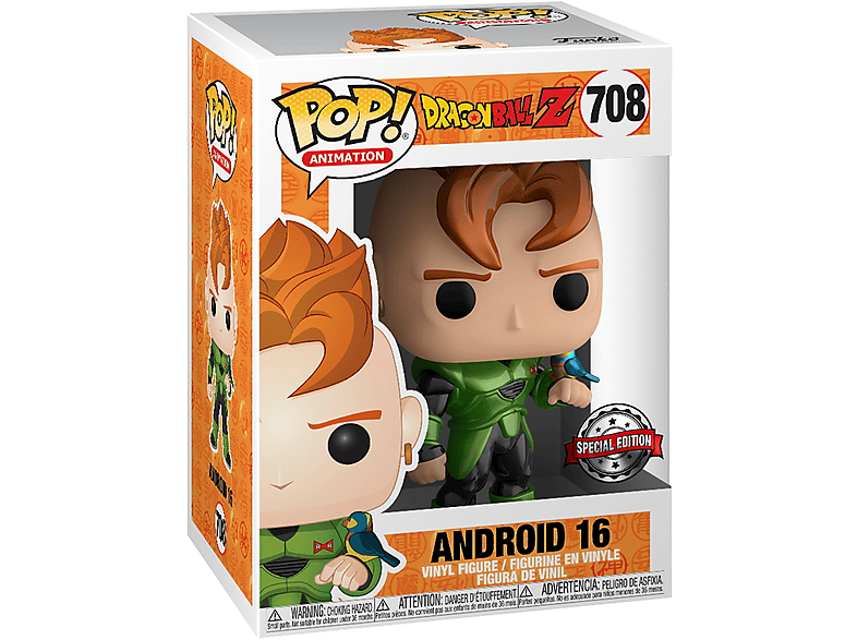 FUNKO Dragon Ball Z | Android 16 708 SP Pop! Sammelfigur | SATURN