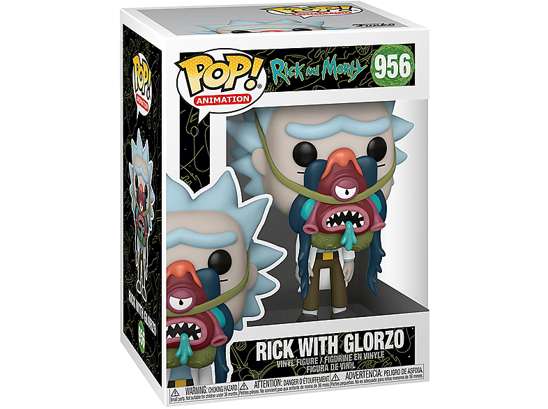 FUNKO Rick mit Glorzo | Rick & Morty Figur | 956 | 9,5cm Sammelfigur ...