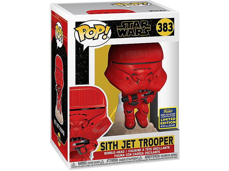 FUNKO Star Wars | Sith Jet Trooper 383 SDCC 2020 Pop! Sammelfigur | SATURN