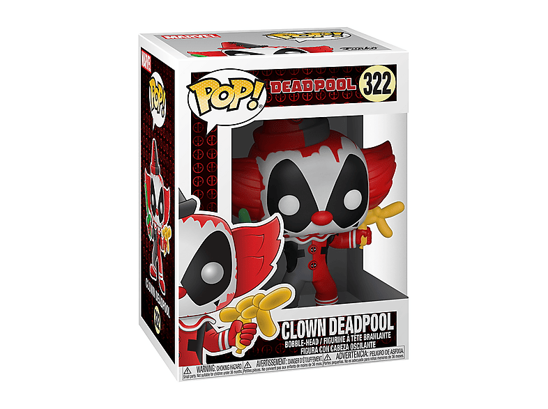 FUNKO Marvel Deadpool | Clown Deadpool 322 Pop! Sammelfigur | MediaMarkt