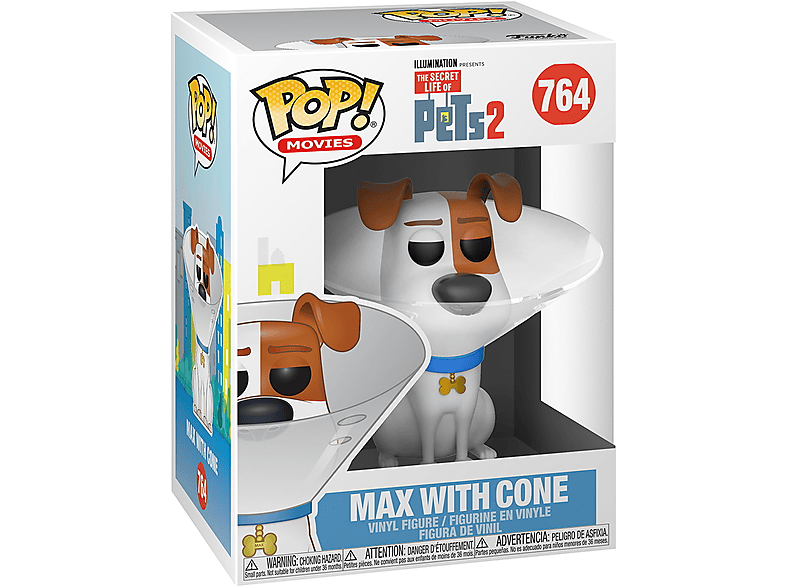 FUNKO Secret Life Of Pets 2 | Max With Cone 764 Pop! Sammelfigur ...