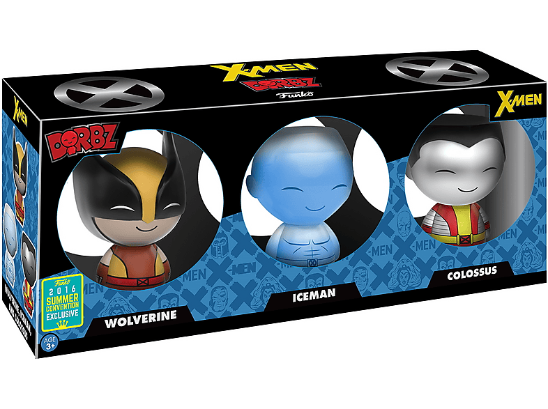 FUNKO X-Men | Wolverine Iceman Colossus SDCC 2016 Dorbz Sammelfigur | SATURN
