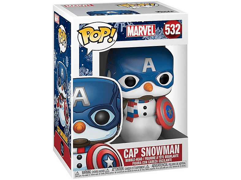 POP | Marvel Holiday - Captain America (Snowman) | SATURN