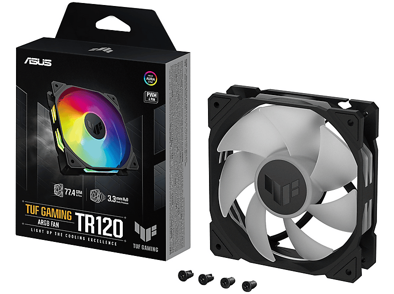 ASUS PC-Lüfter TUF Gaming TR120 PC Fans, Schwarz | SATURN
