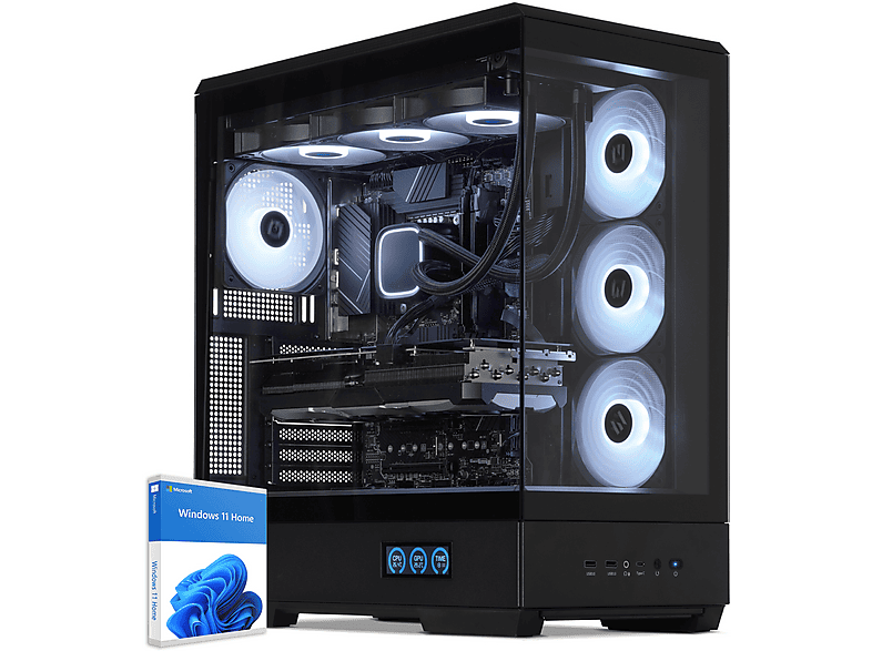 SEDATECH AMD Ryzen 5 7600X mit Wasserkühlung, Gaming PC mit AMD Ryzen ...