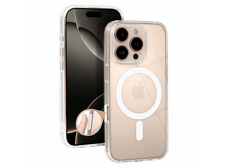 CASEONLINE Camera Control, Backcover, Apple, iPhone 16 Pro, Transparent ...