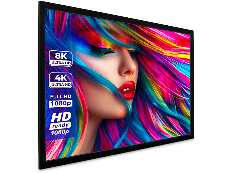 ESMART Professional MIRALE Tageslicht-Rahmen GRAU 221 x 125 cm (100 ...