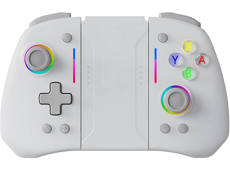 DECOME RGB Bluetooth Gaming Controller Makro-Funktion Duale Vibration ...