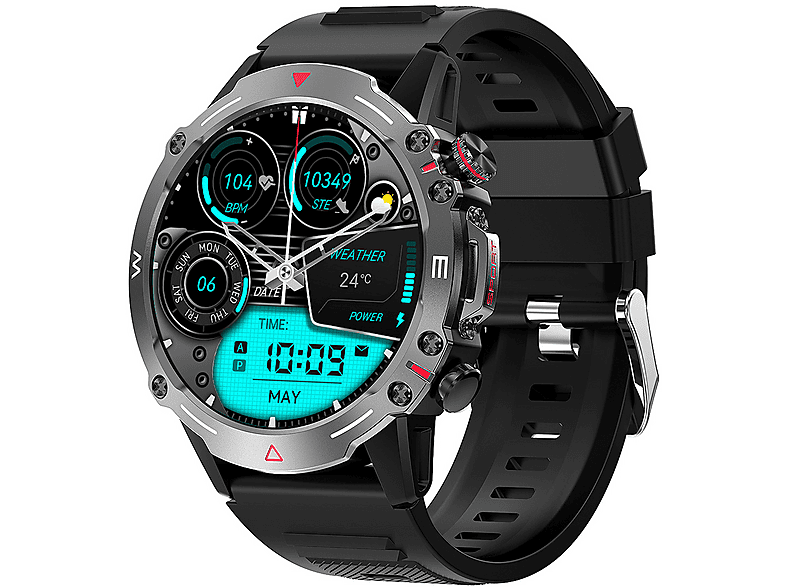 TREVI 0TF51000 Smartwatch Plastic, Schwarz | MediaMarkt