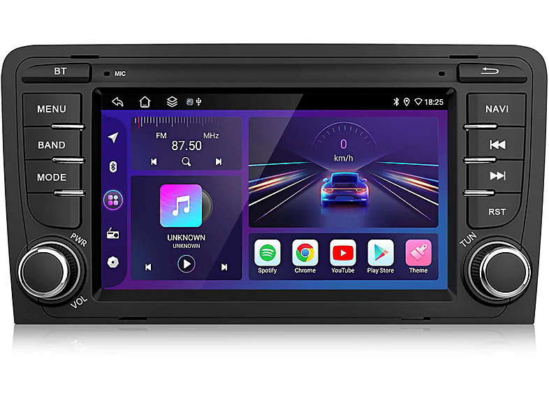 AWESAFE Audi A3 8P 2003-2012 2+64G carplay android13 WIFI SWC RDS ...