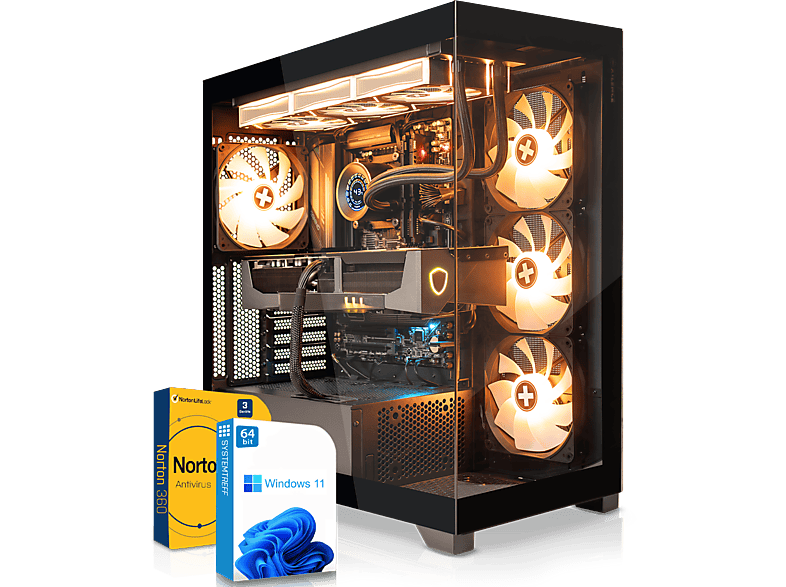 SYSTEMTREFF High-End Gaming AMD Ryzen 7 9800X3D, Gaming PC mit AMD ...
