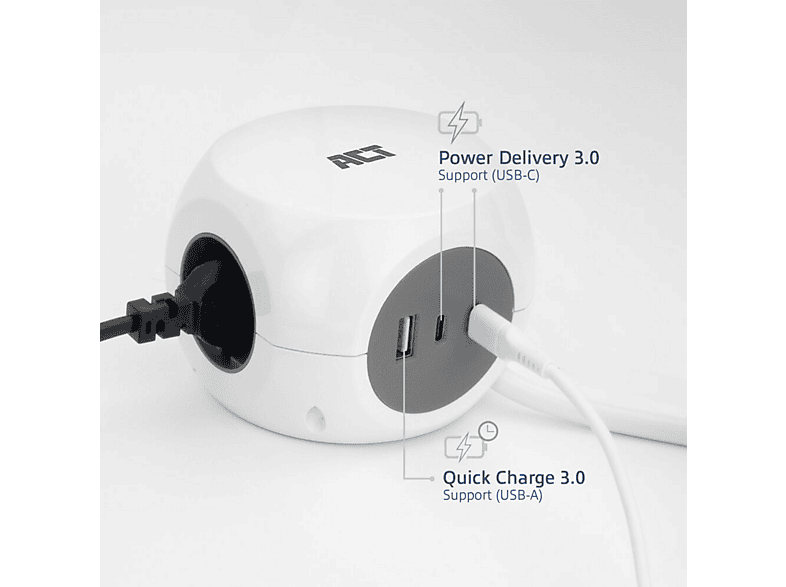ACT AC2420 Socket Cube Steckdose | MediaMarkt
