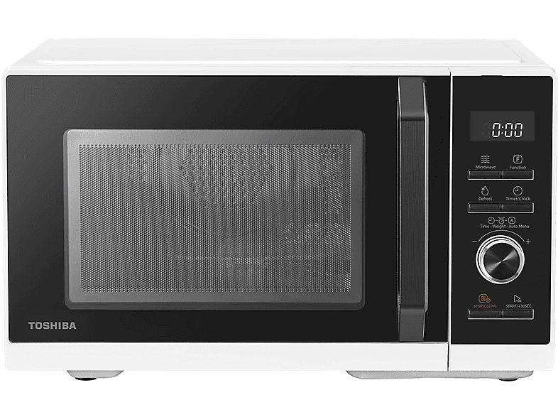 Microondas | TOSHIBA MW3-AC26SF, 1000 W, 23 l, Blanco | MediaMarkt