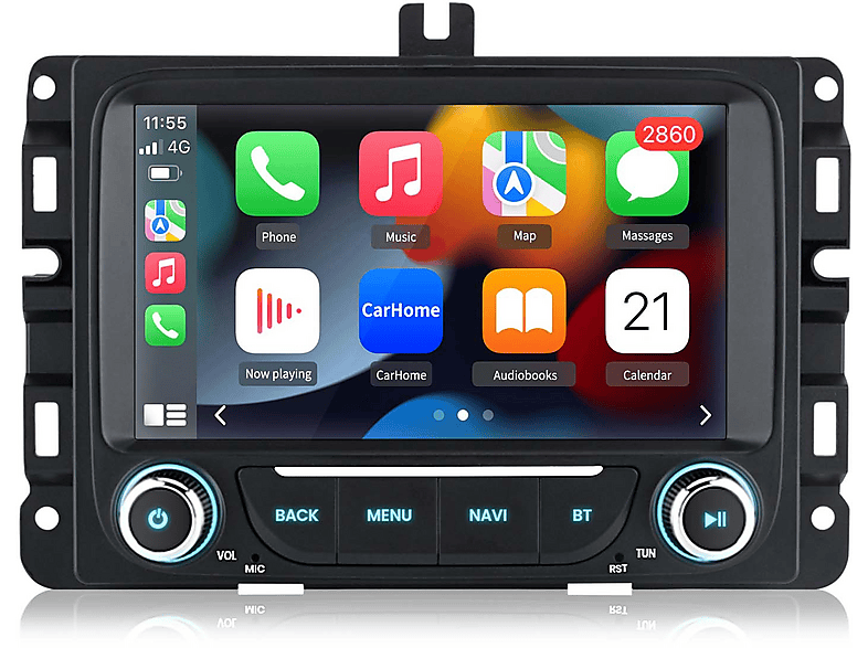 AWESAFE Dodge ram 1500 2500 3500 autoradio, DAB+, DAB, FM, Bluetooth ...