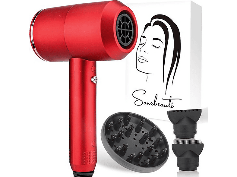 SANSBEAUTÉ SANSBEAUTE Haartrockner Föhn Red (2000 Watt) | SATURN