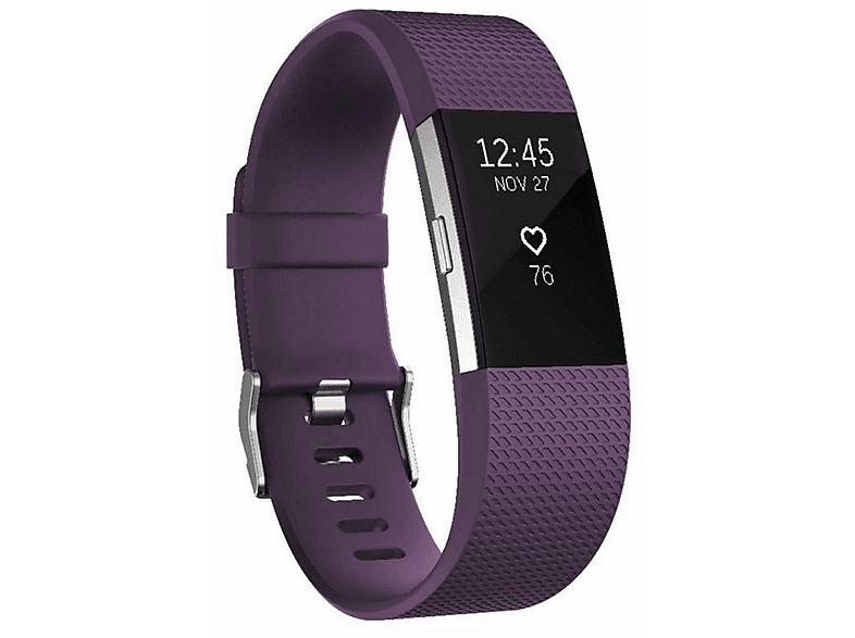 STRAP-IT© siliconen band geschikt voor Charge 2 Smartwatch bandje Paars ...