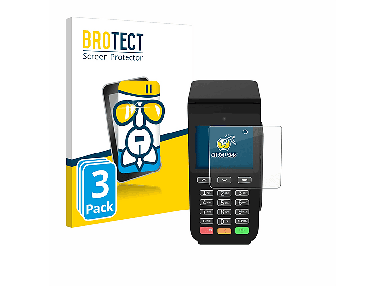 BROTECT 3x klare Panzer Glas Schutzfolie (für Pax Q58) | MediaMarkt