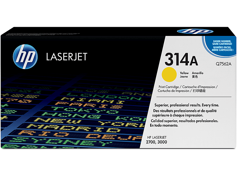 HP Toner 314A Yellow Original LaserJet Cartridge 1 pz Originale Giallo ...