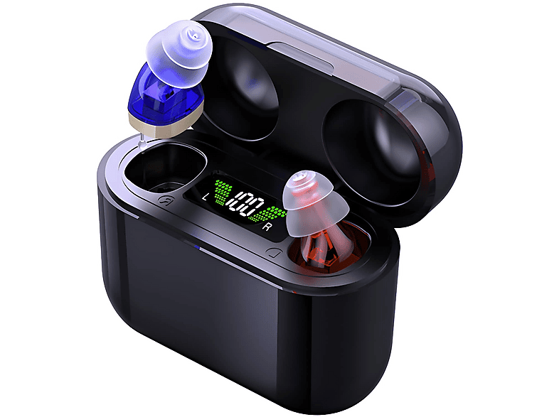 DECOME Digitale Hörhilfe für Senioren mit HD-Sound LED-Display ...